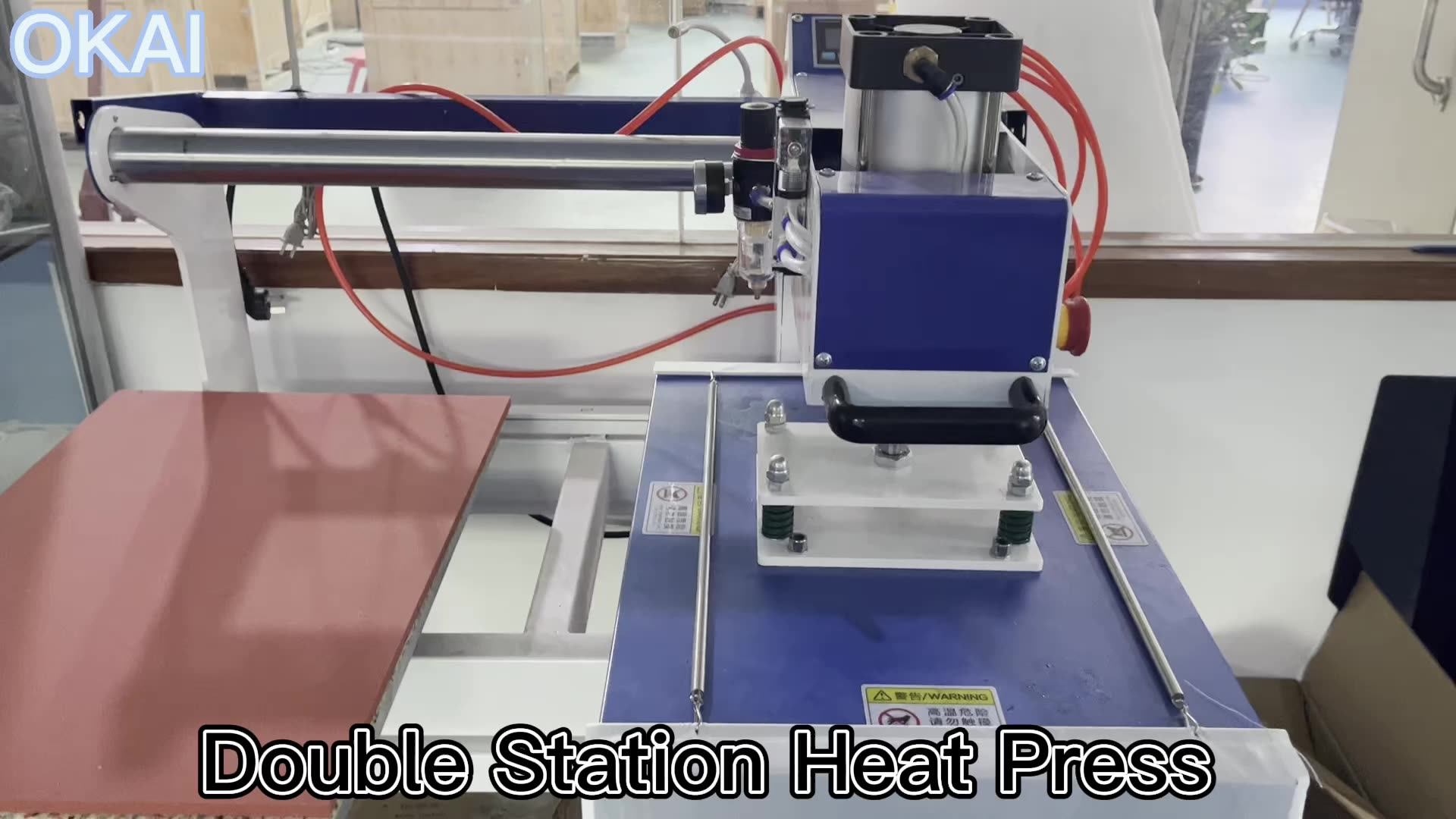 Okai Double Station Heat Press Dtf Automatic Heat Press Machines ...