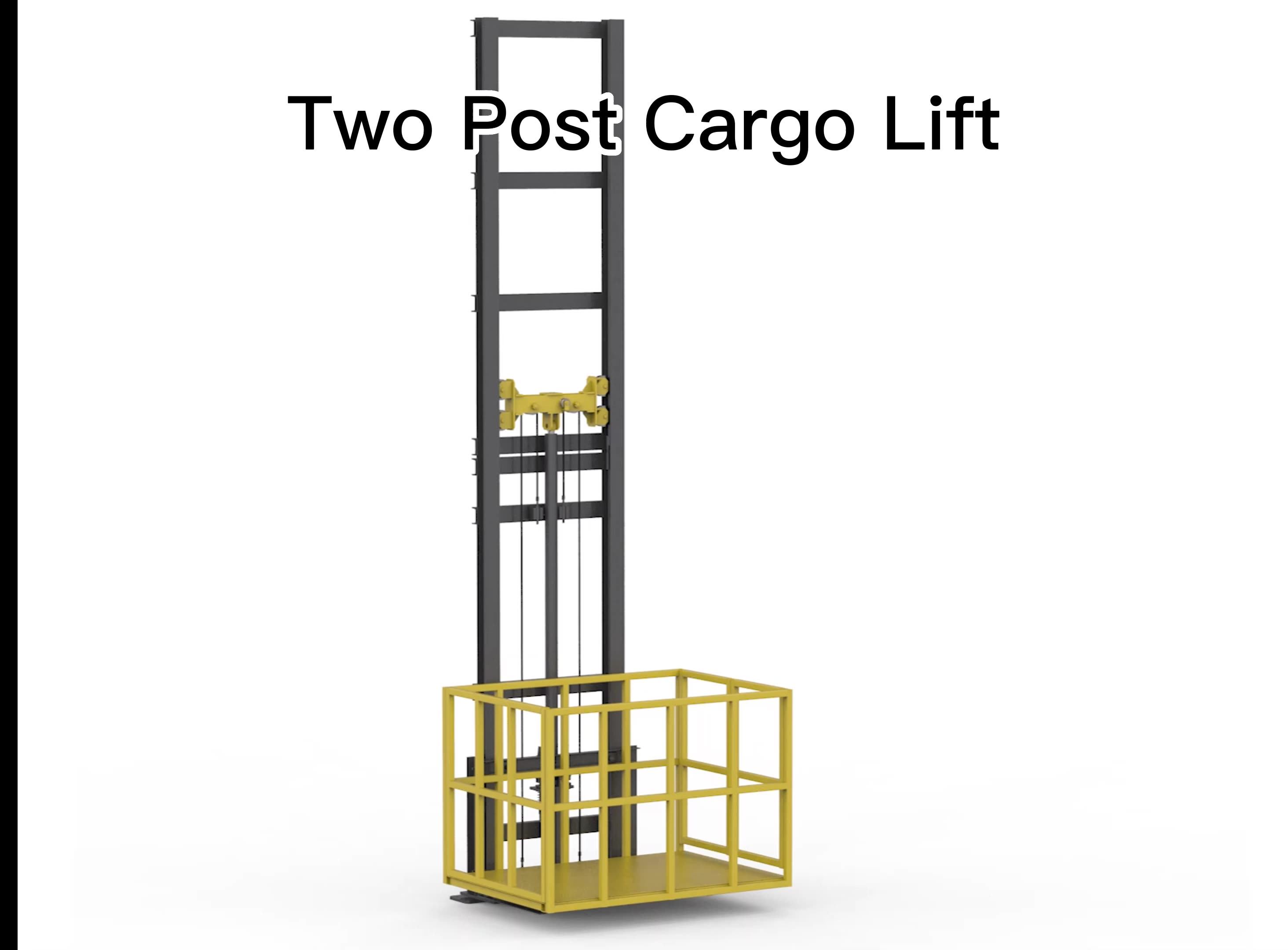 Customized Small Cargo Lifts Elevator For Warehouse Building ...