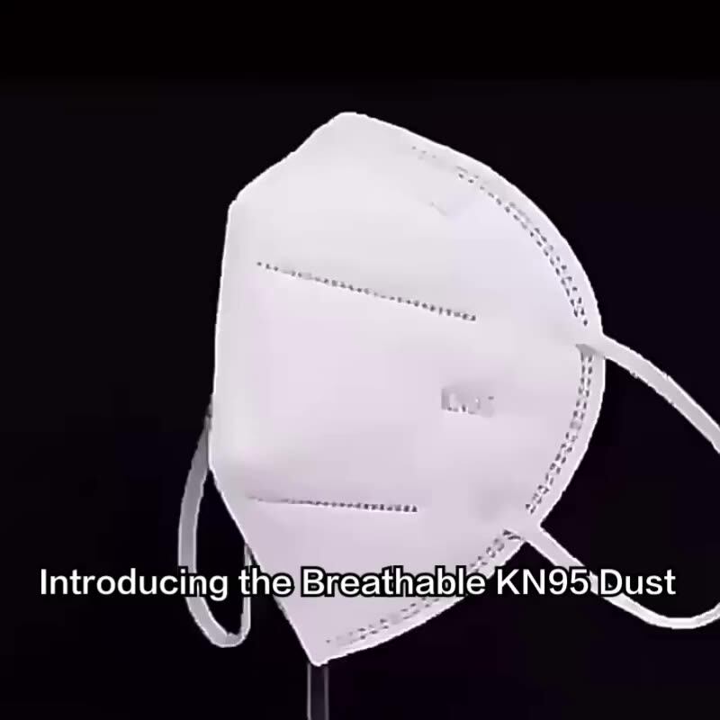 Adult Kn95 Black Respirator Mask Cone Face Masks Kn95 Facemask ...