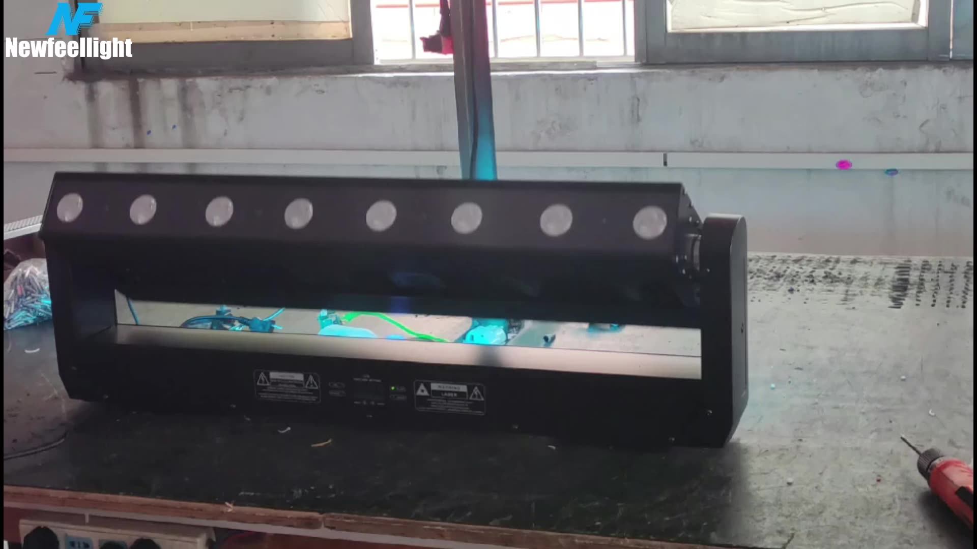 6 Head Laser Show System 3in1 Led Moving Laser Light Bar Dj Club Stage ...