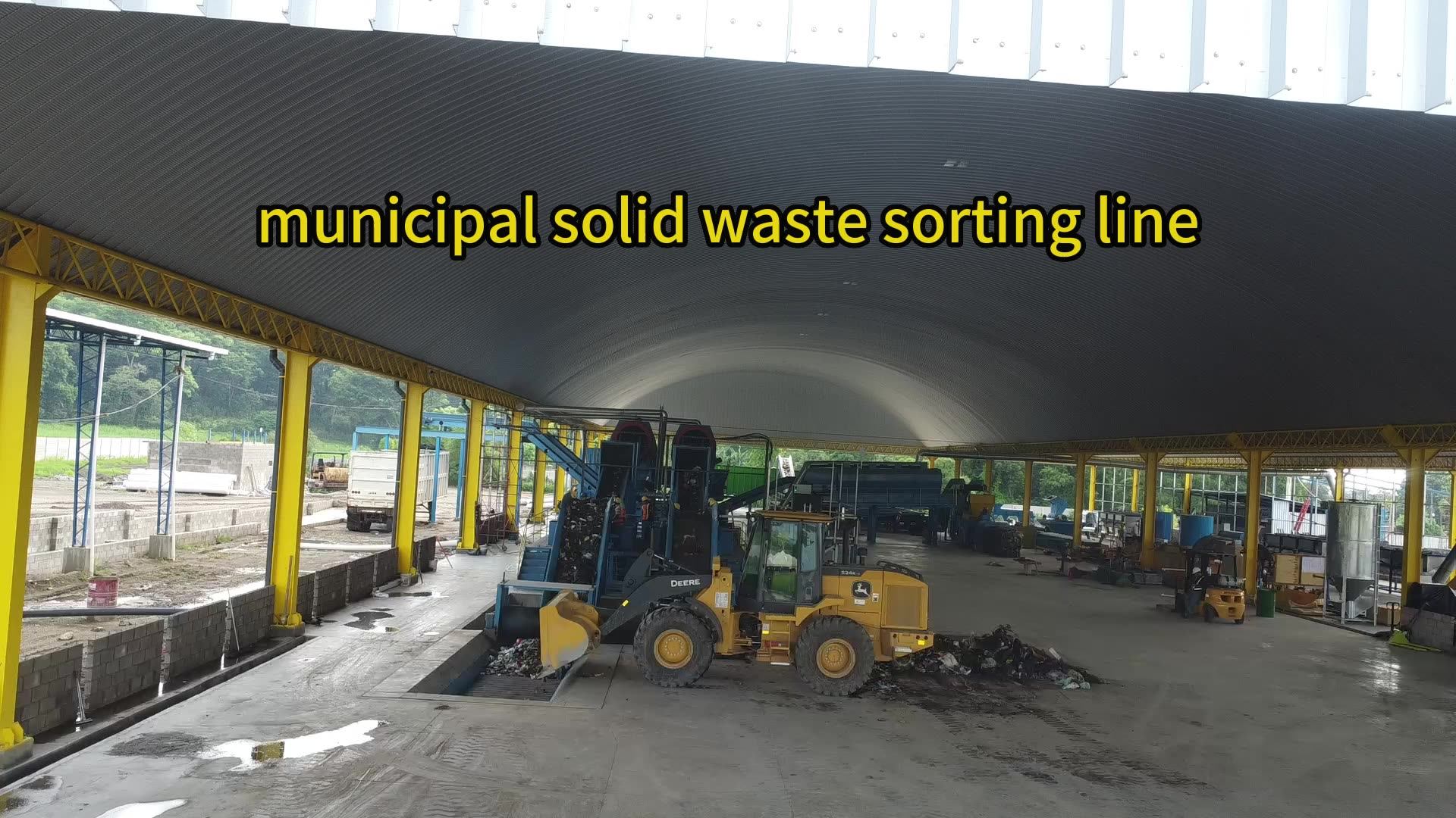 Municipal Solid Waste Segregation Machine/ City Garbage Recycling Plant ...