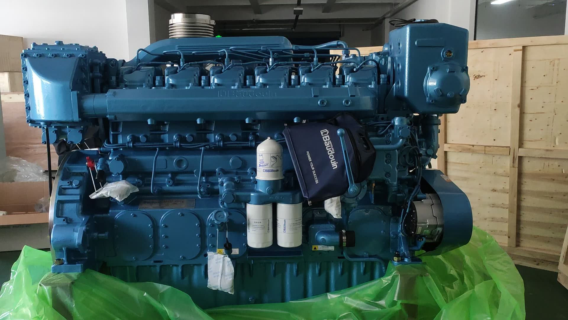 Weichai Baudouin-motor Marino Diésel Para Barco,6m26c500,500hp,1800rpm ...