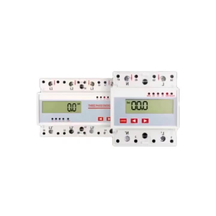 Rail Mounted Grm203 Modbus Rs485 Din Rail Power Meter Energy Meter Kwh ...