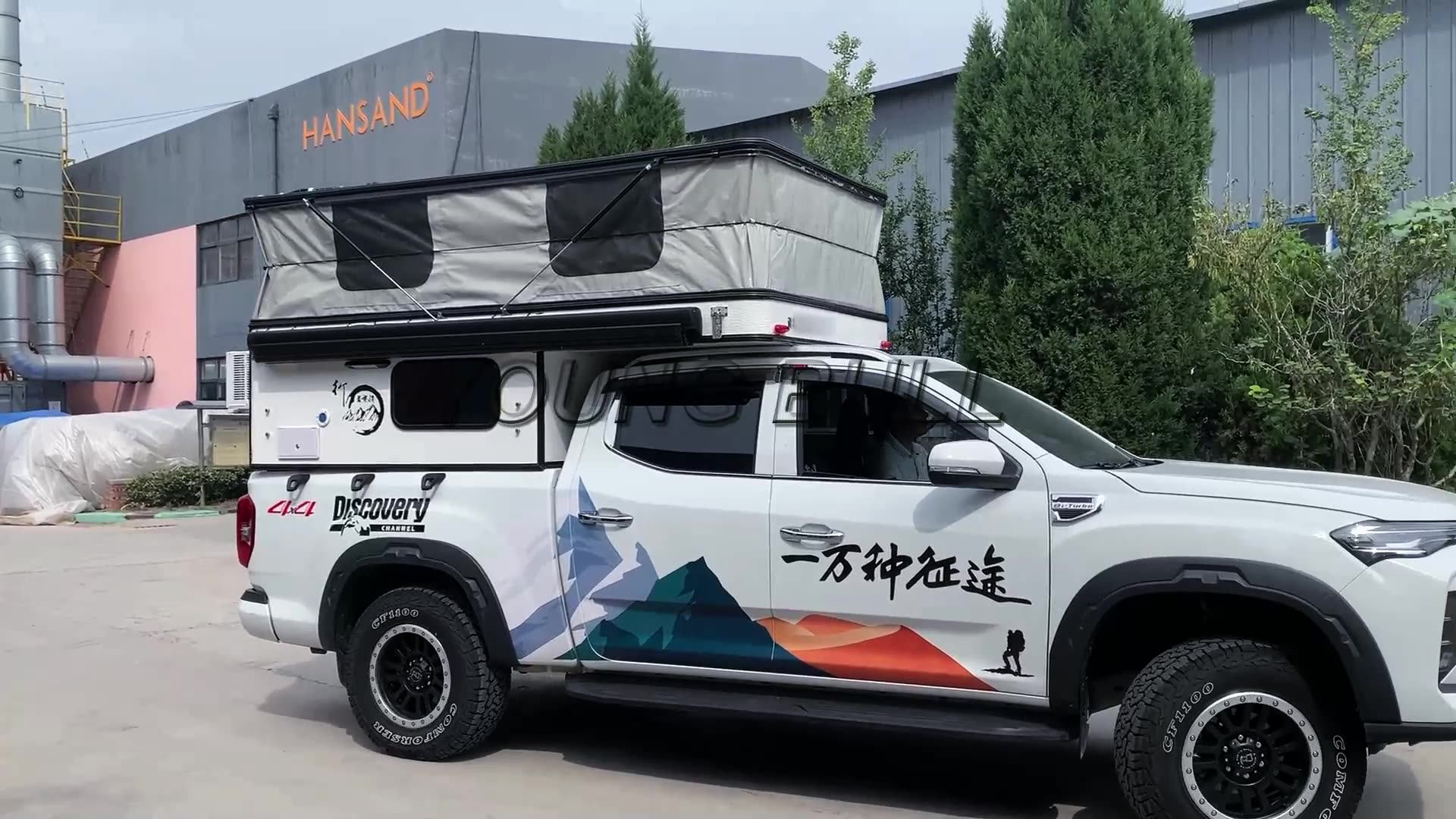 Luxury 4x4 Truck Camper For Pickup Colorado Steel Customized Chinese ...