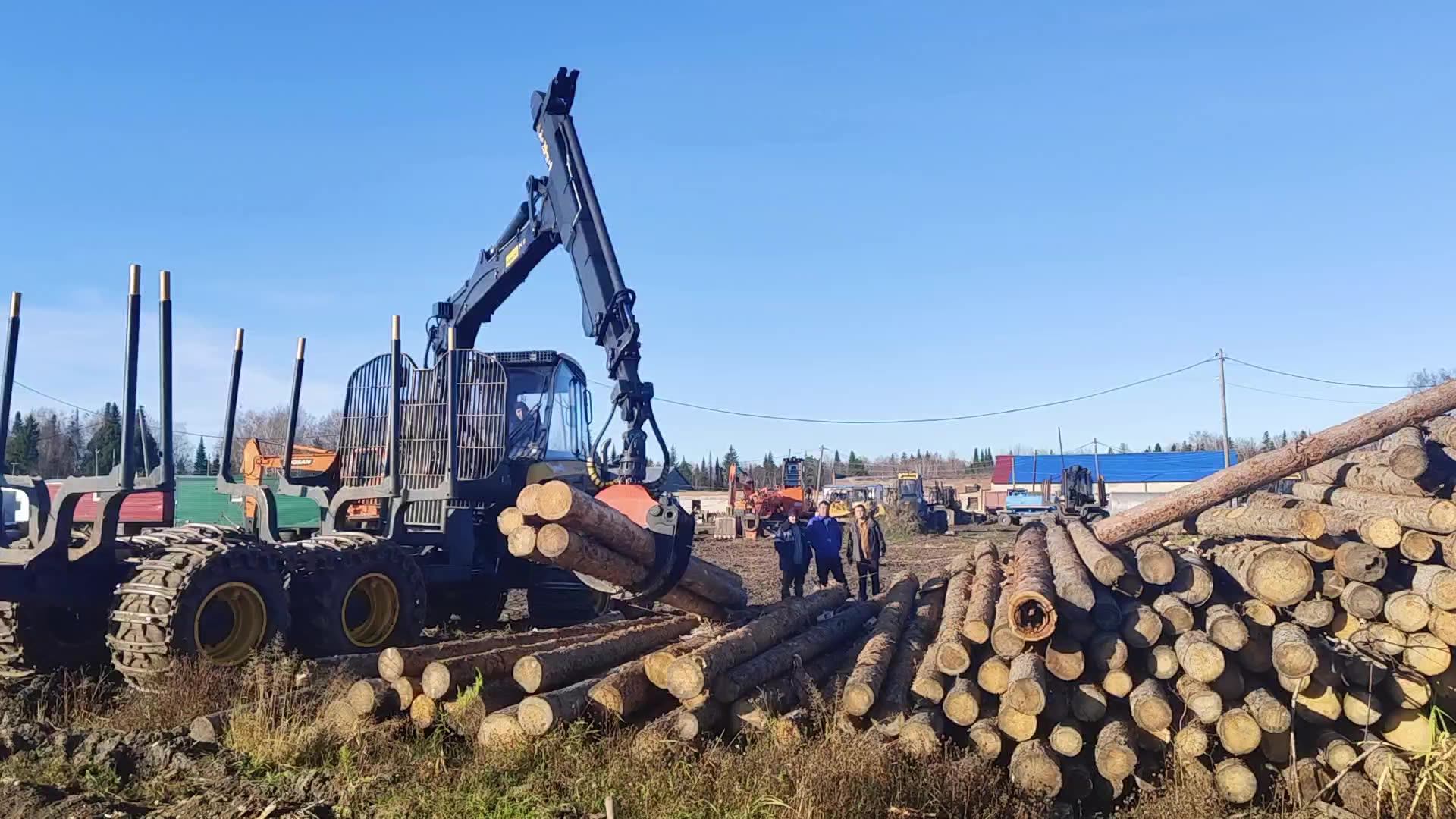 Hot Sale Mini Excavator Attachment Hydraulic Log Grapple Forestry ...