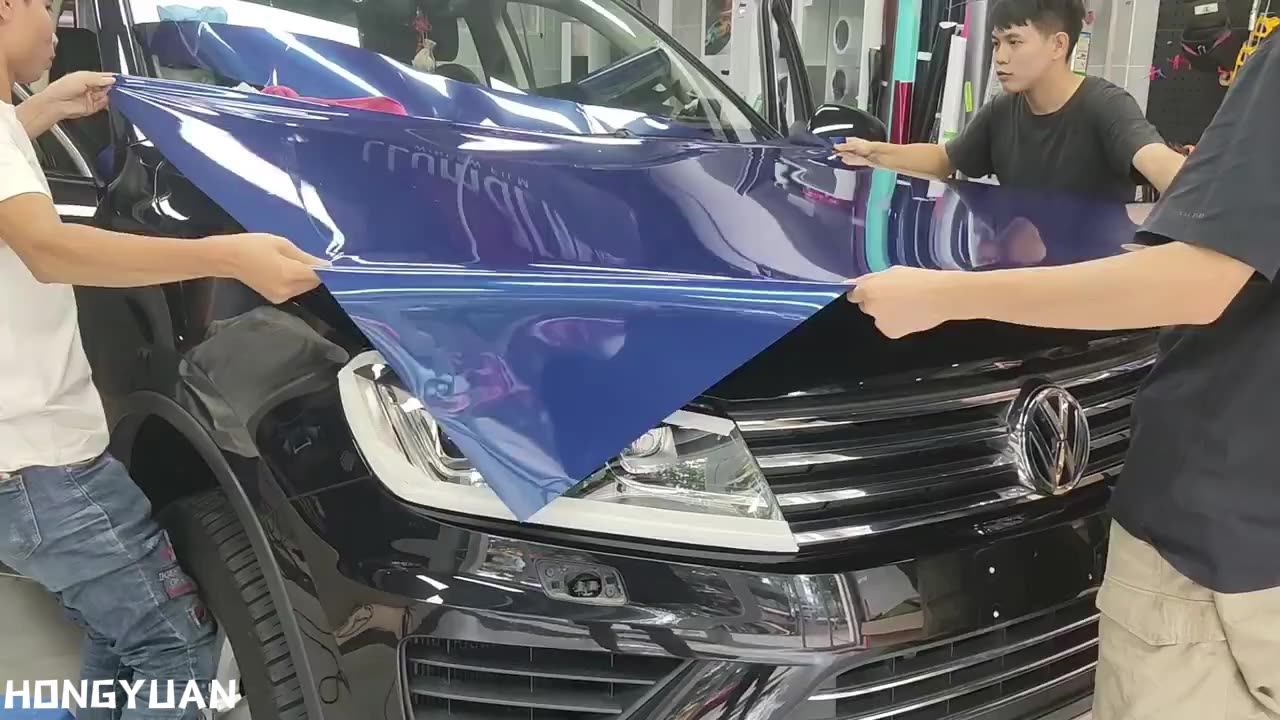 Original Paint Color Change Car Wrap High Grade Vinyl Gloss Metallic ...