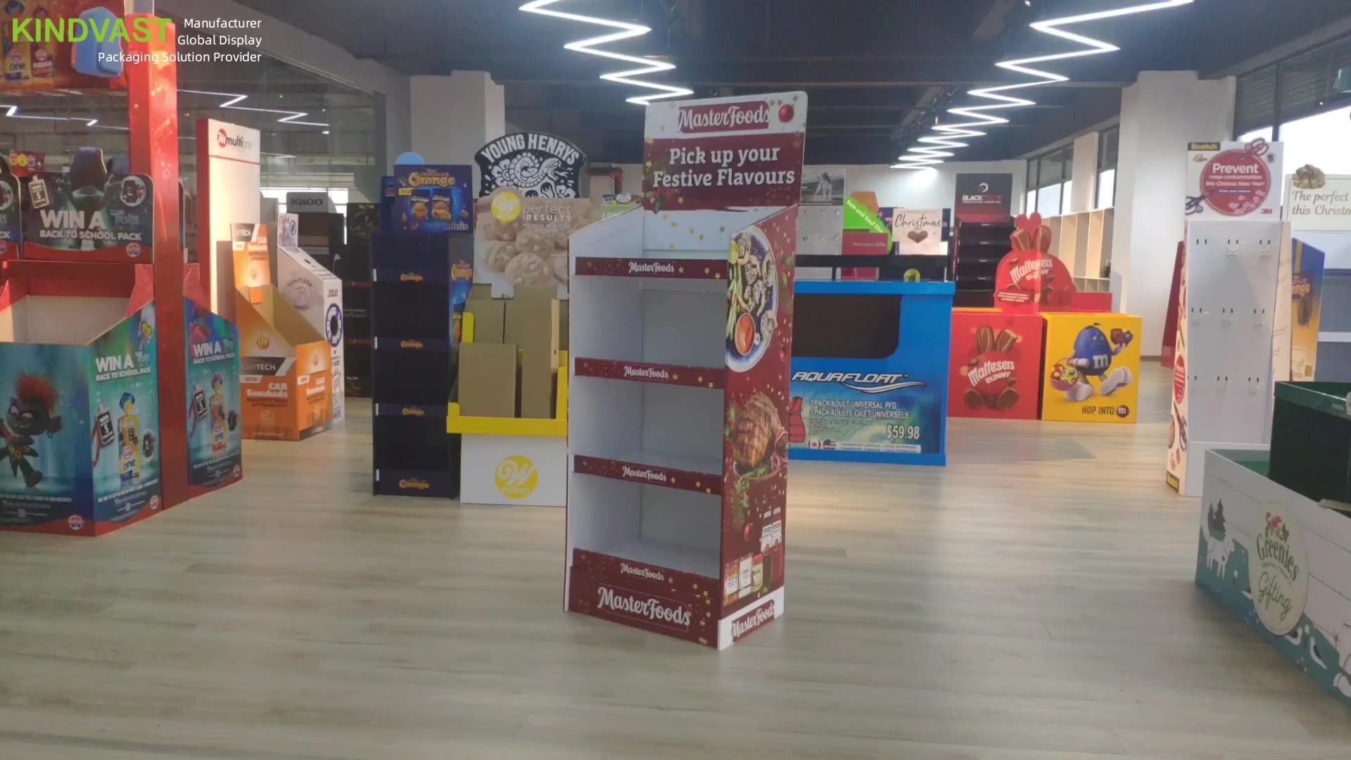 4 Tiers Free Standing Pop Custom Logo Printing Pharmacy Stores ...