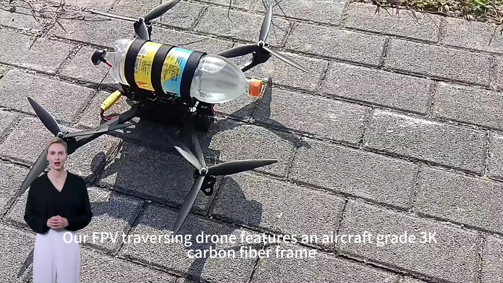 7 Inch Fpv Drone Kit Image Transmission Distance Of 5km Racing ...