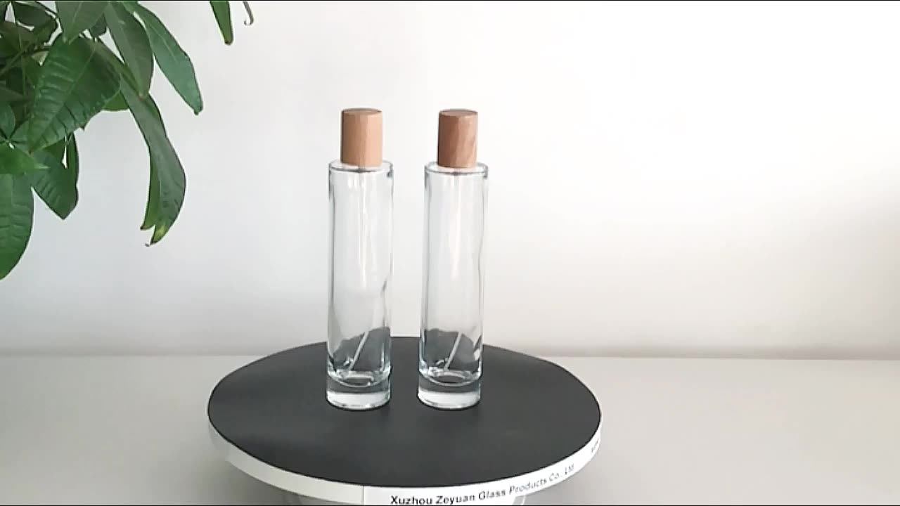 Luxury Cylinder Parfum Botol Long And Thin Perfume Bottle 100ml Empty ...