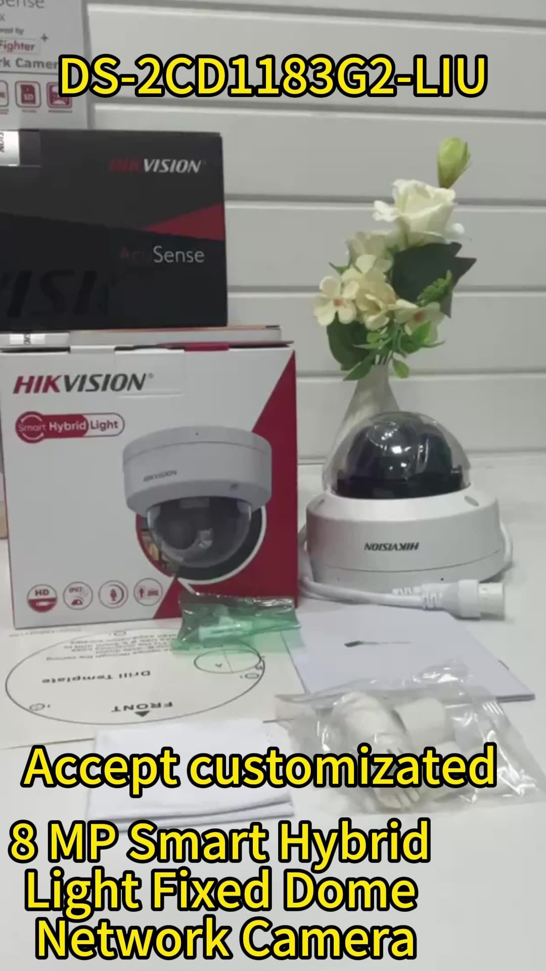 Hik 8mp Smart Hybrid Light Human/vehicle Detection Built-in Mic Ip67 ...