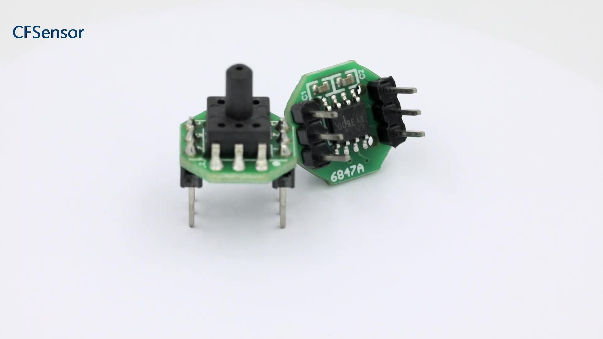 XGZP6847A ±40/±60kPa 气体压力传感器模块管道压力吸尘器正负-阿里巴巴