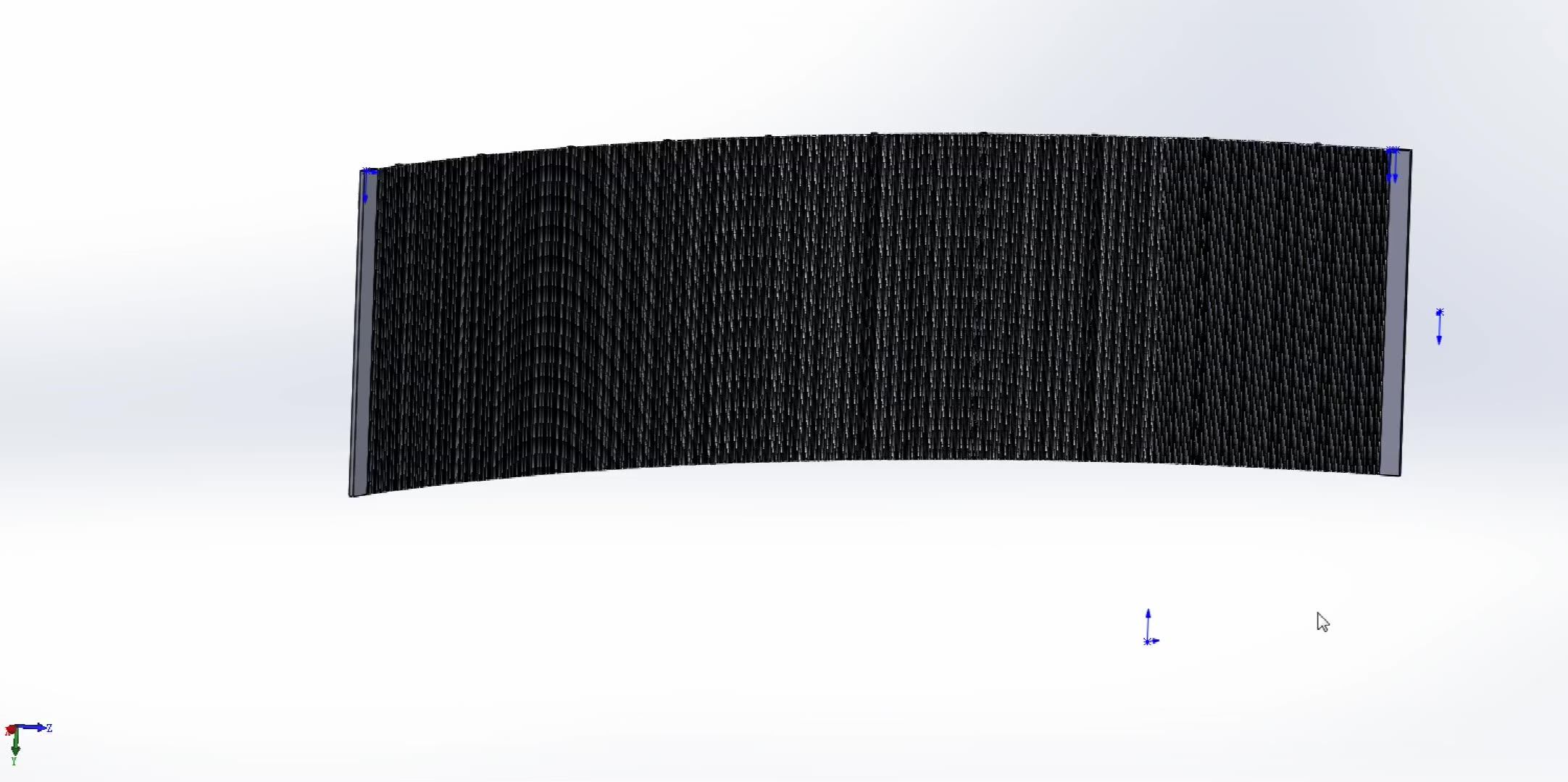 Wedge Wire Welded Parabolic Curve Screen Panel Filter For Water ...