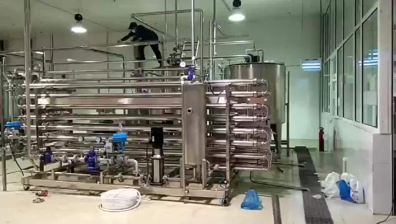 Uht Milk Sterilizer Machine Milk Production Processing Machine Instant ...