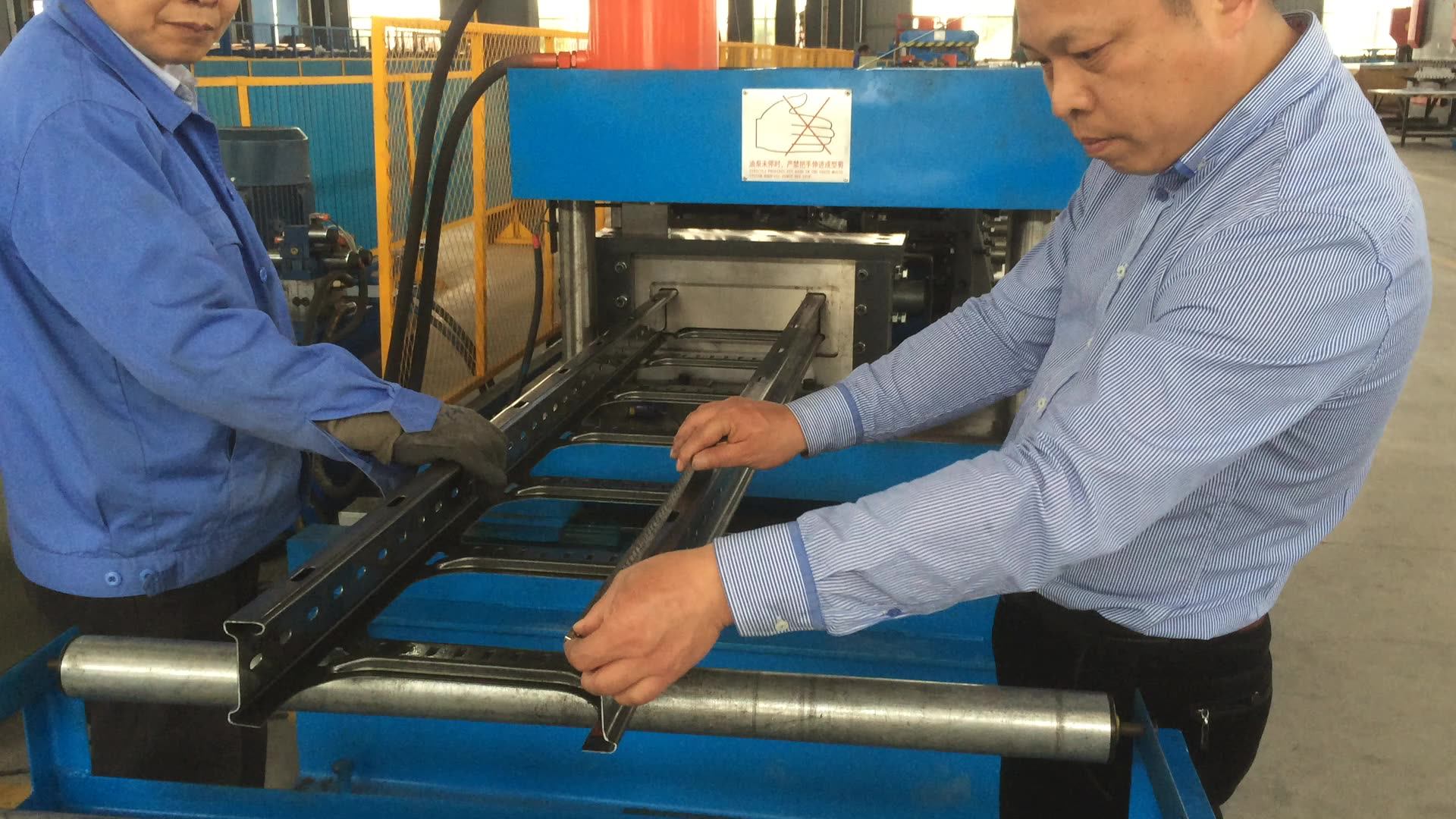 Perforated Cable Tray Cold Roll Forming Machine Cable Tray Ladder ...