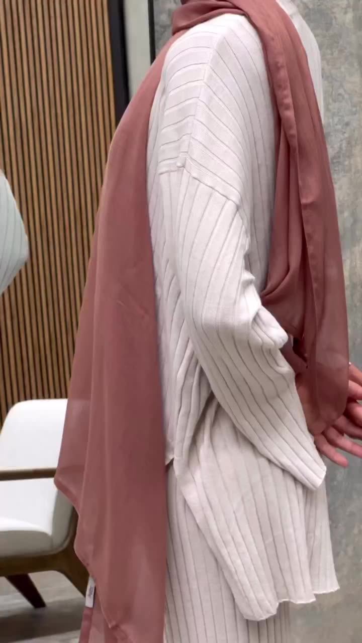 Custom High Quality Cotton Modal Scarf Muslim Laday Modest Modal Hijabs ...