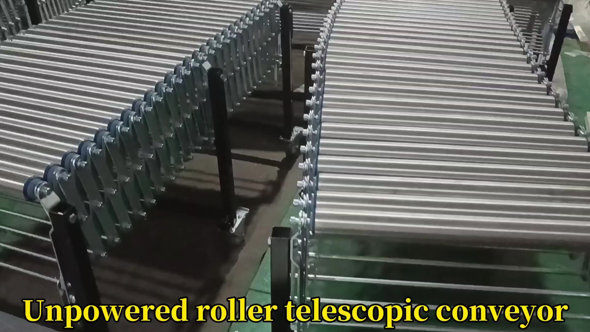 Warehouse Cargo Sorting Conveyor Roller Conveyor Line Unpowered Roller ...