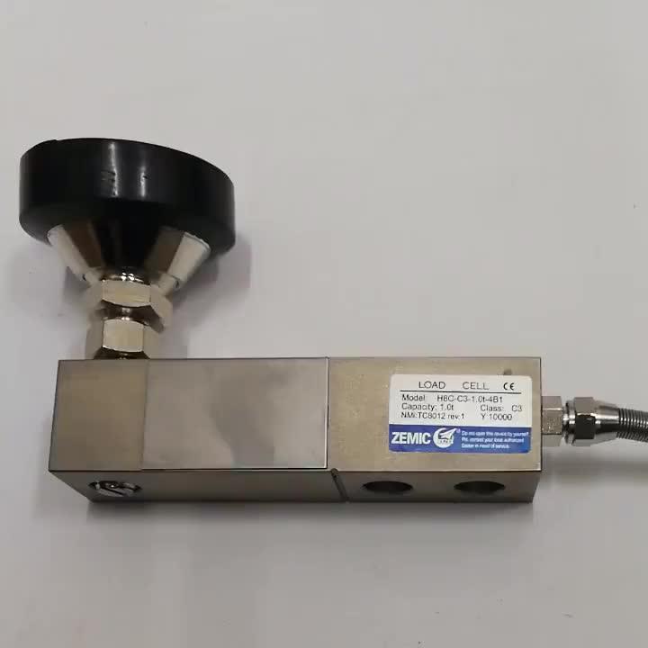 Zemic Stainless Load Cell H8c 1000kg - Buy Load Cell 1000kg,Stainless ...