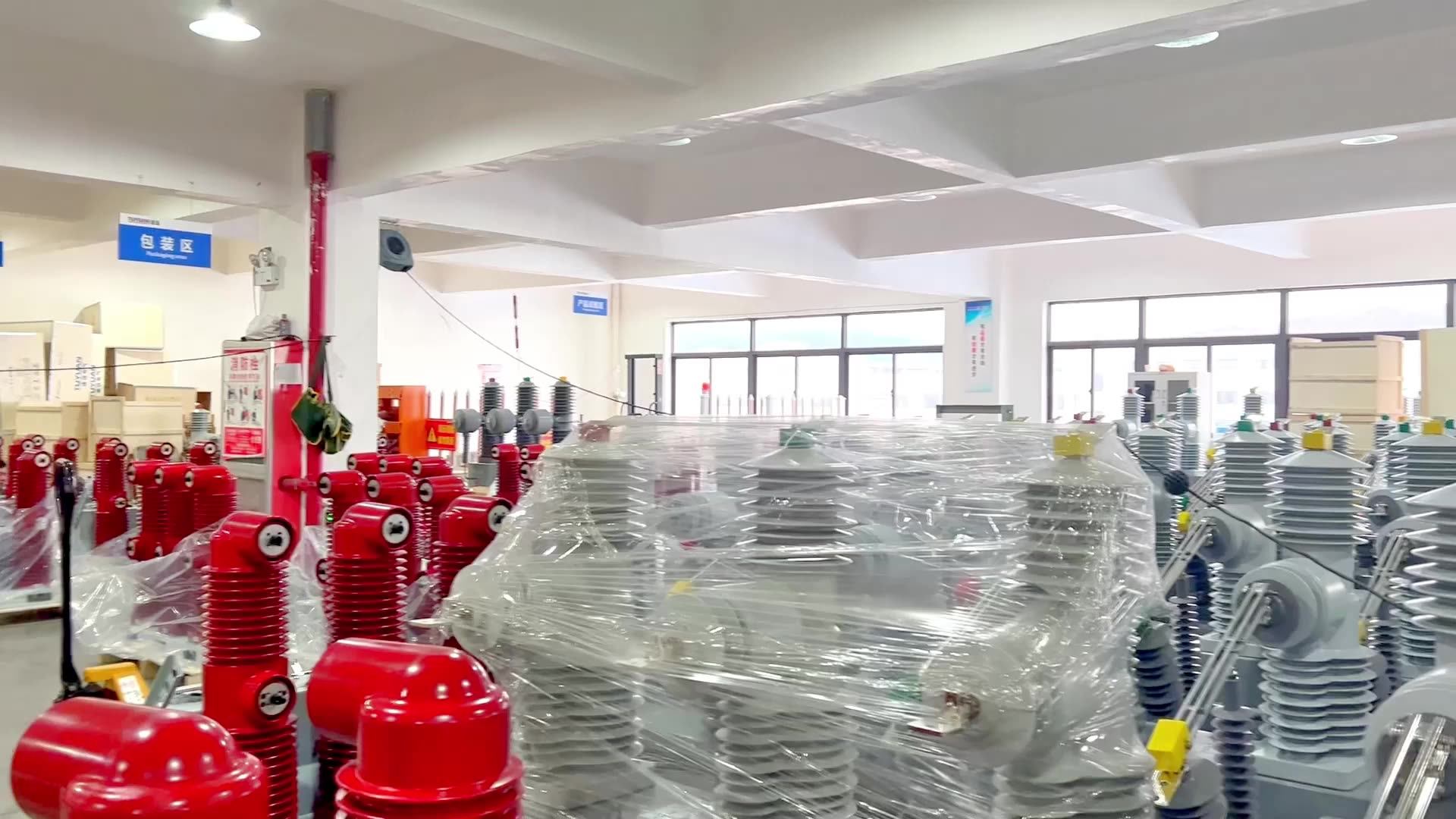 110kv 132kv 3150a 3 Phase Tripolar Live Tank Sf6 Gas Insulated Circuit ...