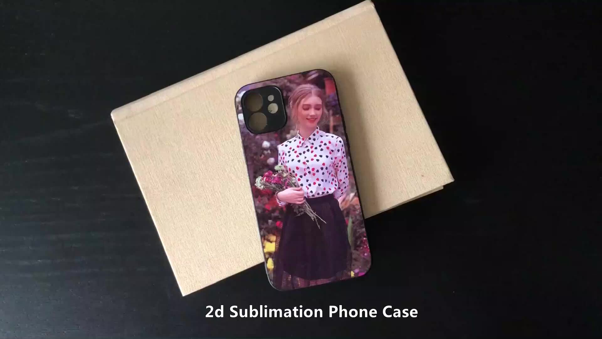 2D Sublimation Blank Cell Phone Cases for iPhone and Samsung