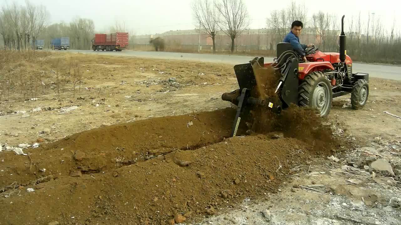Trenching Machine Mini Walking Rotary Trencher Farm Tractor Ditching ...