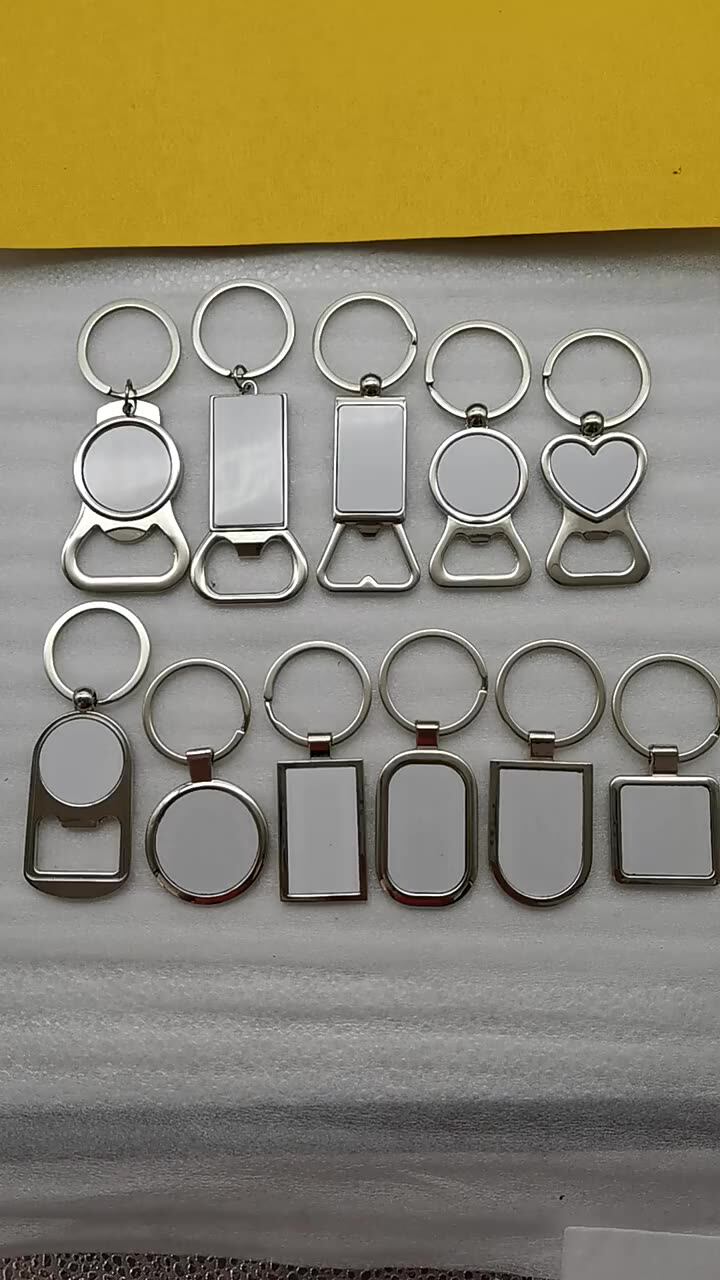 Customize Logo Or Photo Sublimation Keychain Blanks Key Chains Key ...