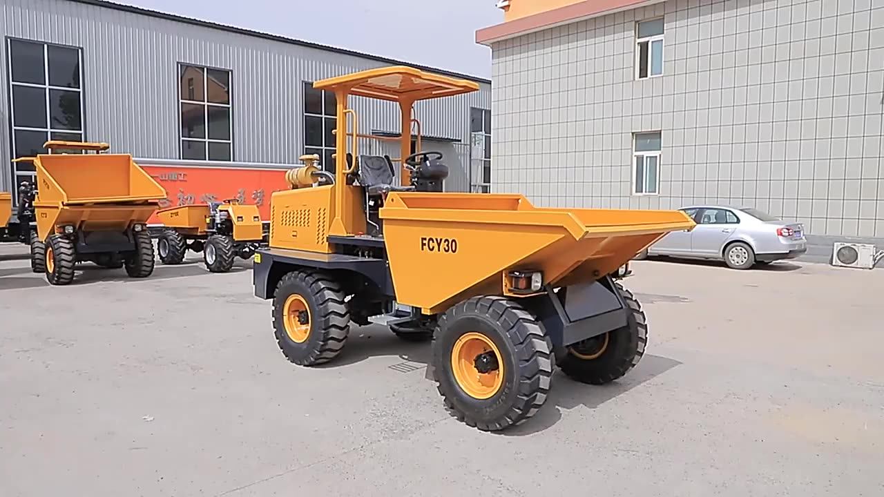 Carte Fcy30 Nouveau Petit Dumper Béton/3 T Dumper 4x4 Wheel 3 Ton Mini ...