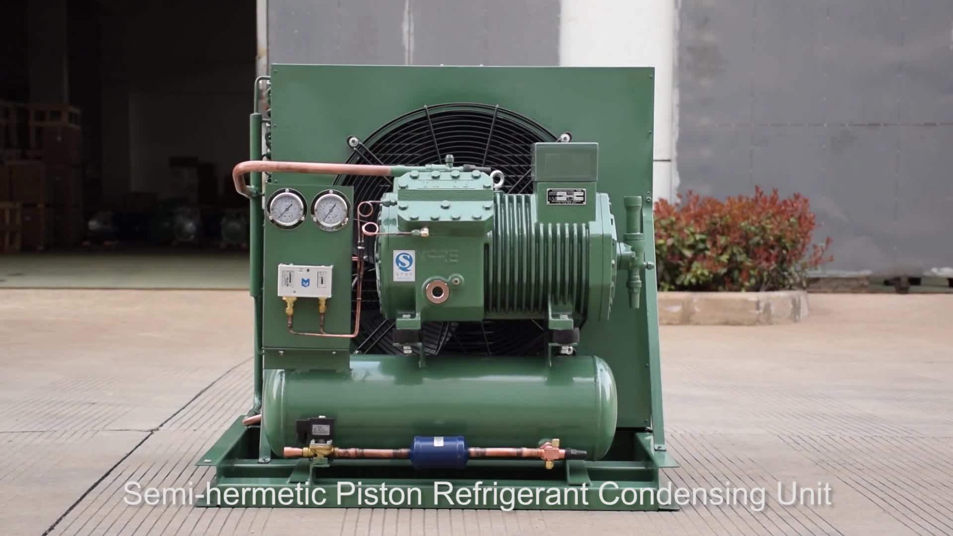 20hp Piston Compressor Cold Storage Refrigeration Condensing Machine ...