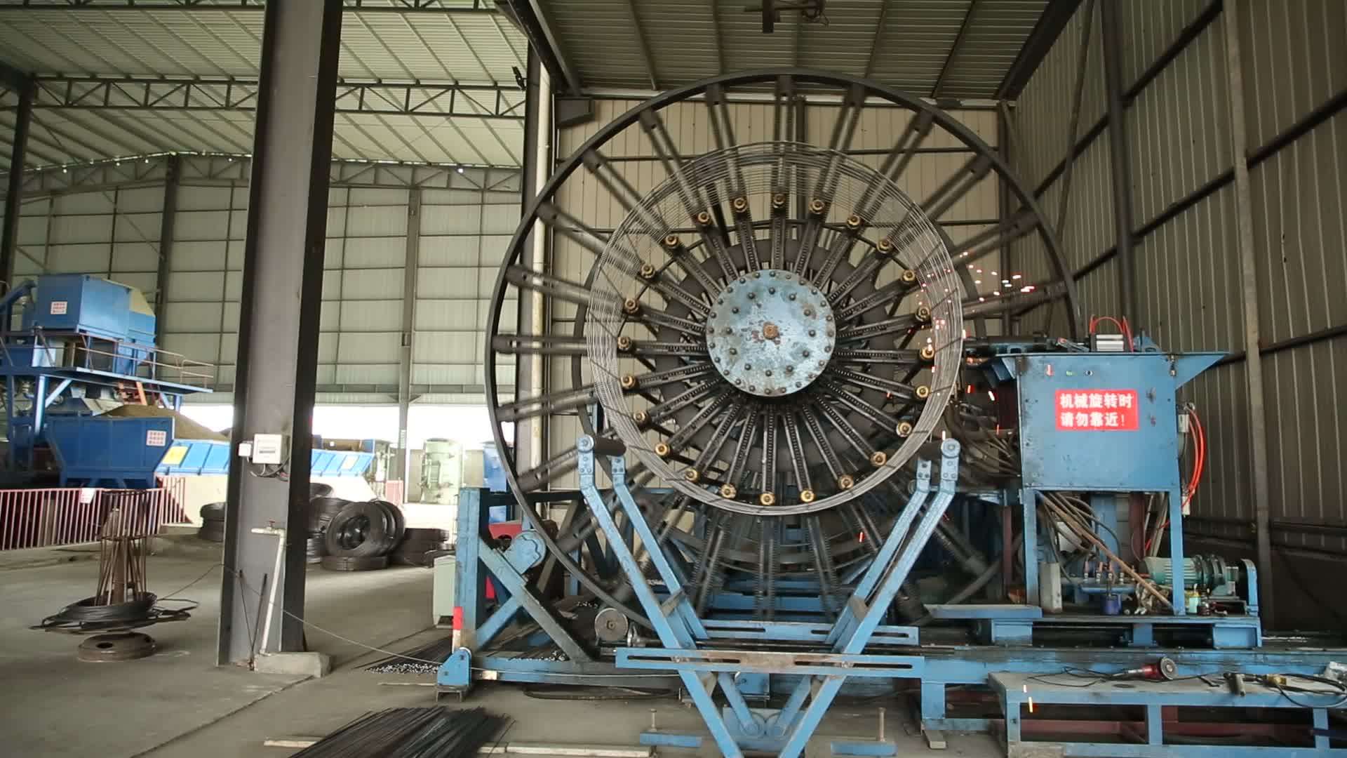 Precast Rcp Reinforced Concrete Pipe Steel Wire Cage Welding Machine ...