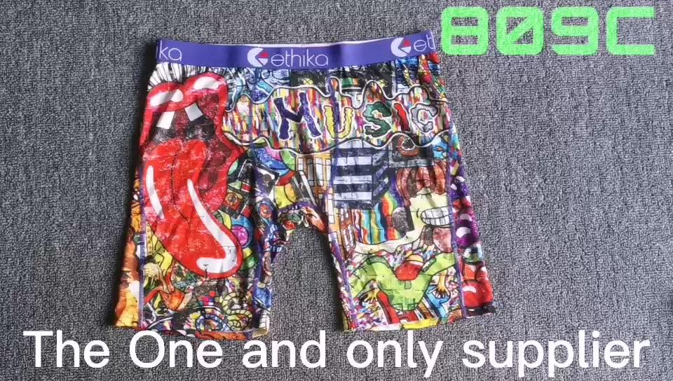 New Style Mens Ethika Bright Color Printed Underwear Briefs Boxer Short ...