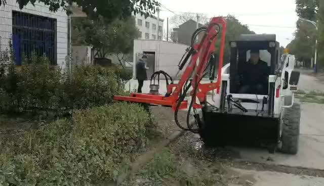 Front Tractor Mounted Flail Mower / Boom Arm Mower For Cutting Branches ...