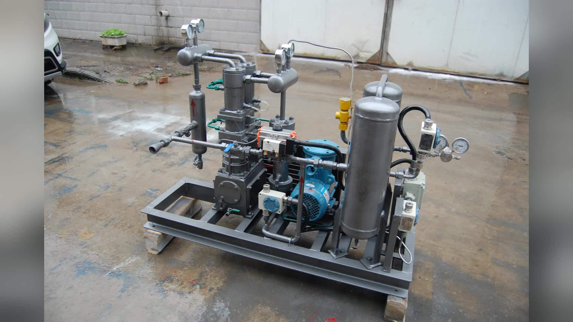 Biogas Booster Compressor Methane Compressors Oil-free Piston ...