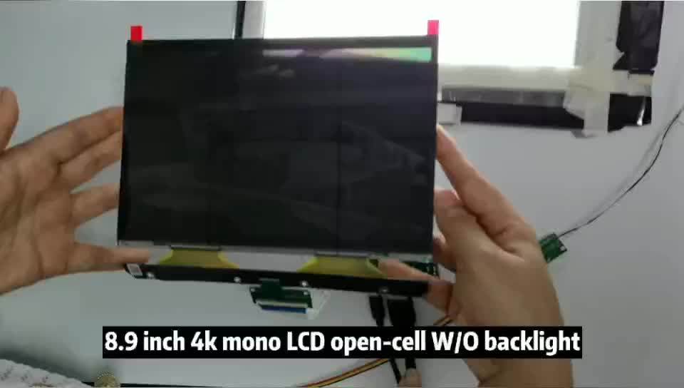 Uhd 8.9 Inch Ips Tft 4k Monochrome Lcd Screen With Controller Board For ...