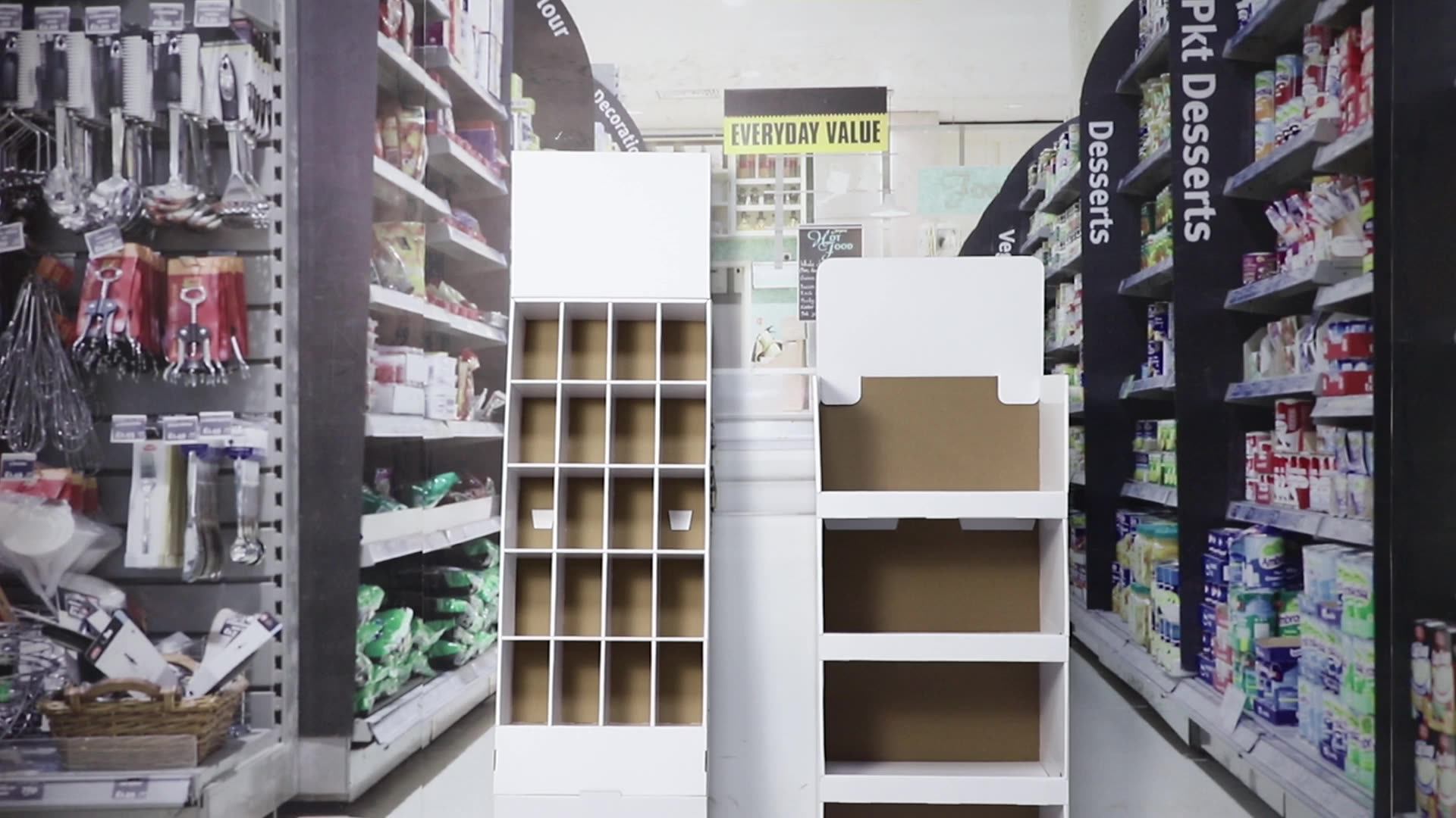 Promotion Cardboard Paper Floor End Cap Pallet Side Kick Display Stands ...