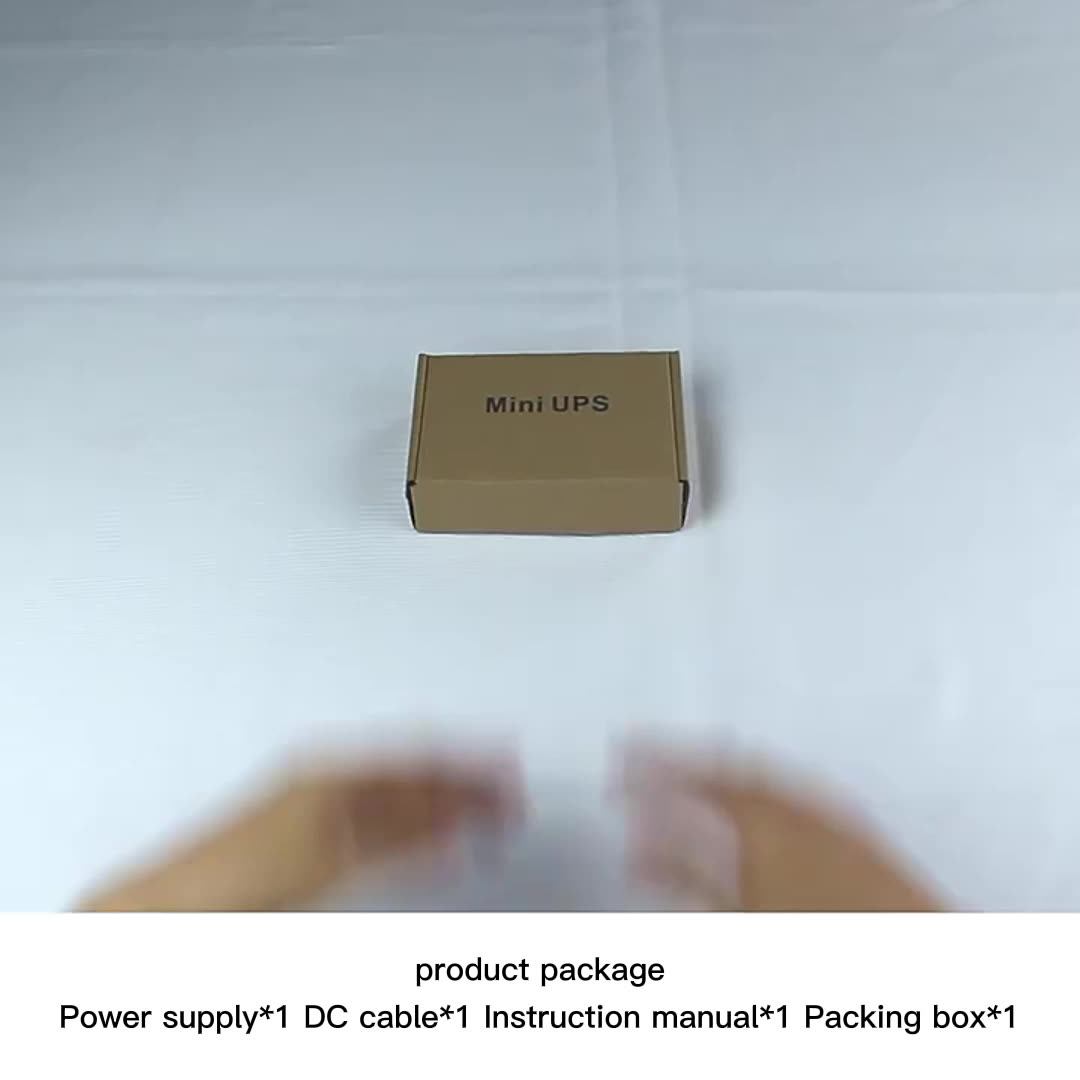 Portable Mini Ups Battery Backup 6000mah On-line Single Phase 5v/2a 9v ...