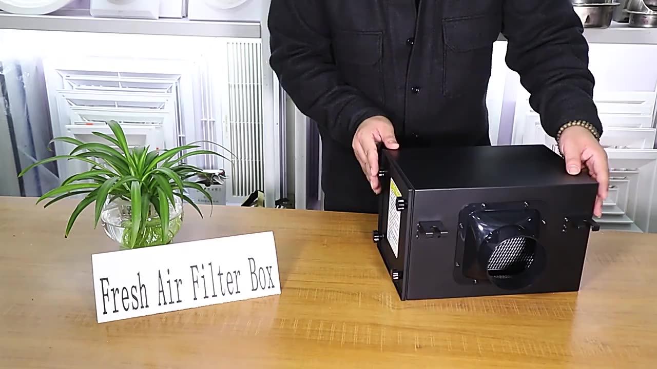 Air Filter Box Hepa Filter Activated Carbon Filter For Ventilation ...