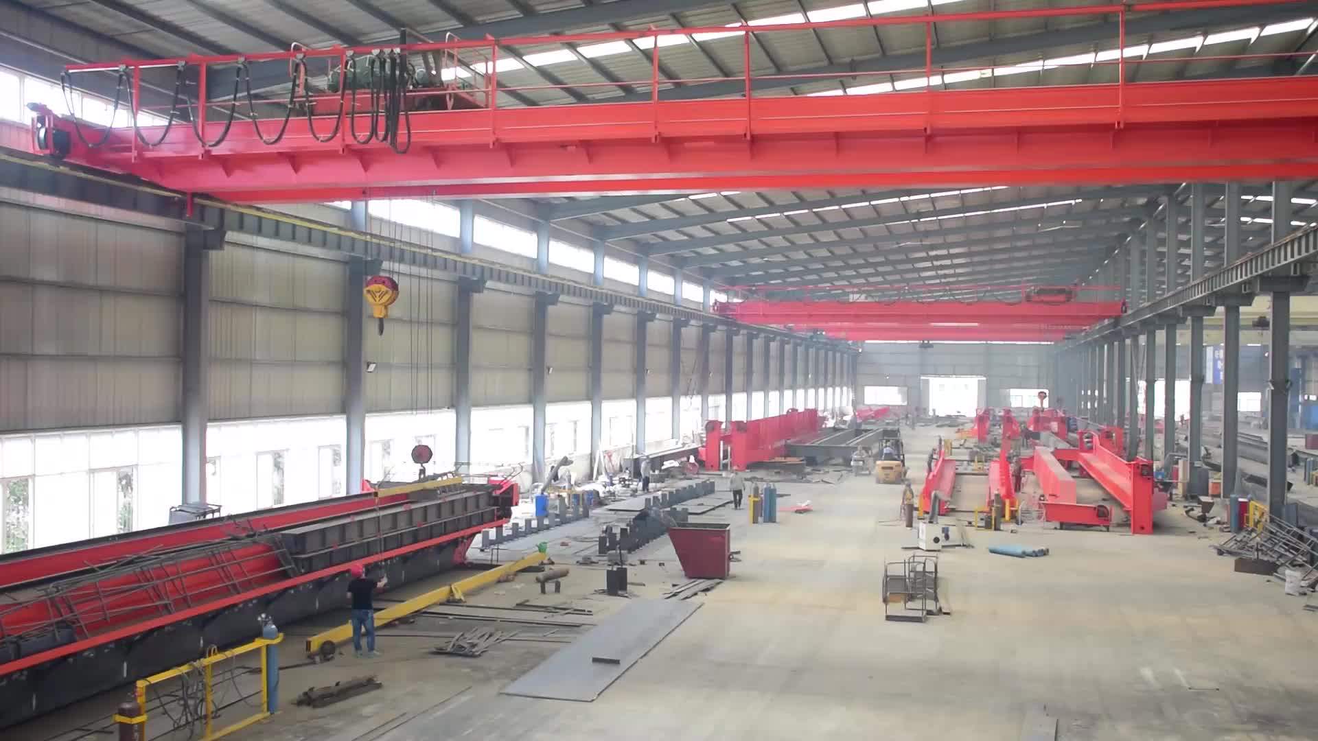 Big Bridge Crane For Transformer Factory 100 Ton 120ton Overhead Crane ...
