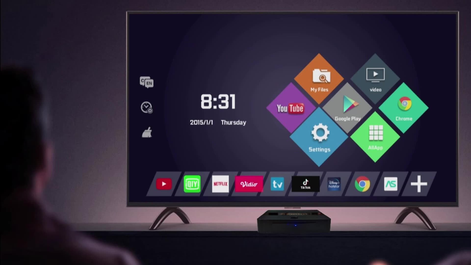 4k Android Tv Box M96 Color 4gb Ram 32gb Rom Android Box For Tv Dual ...