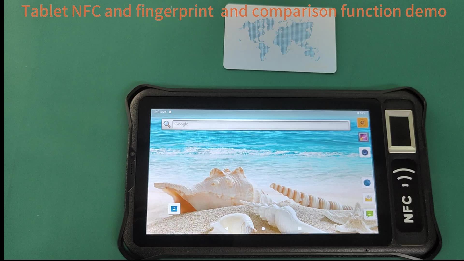 Tableta Industrial Android Biométrica De 7 Pulgadas,Escáner De Huellas ...