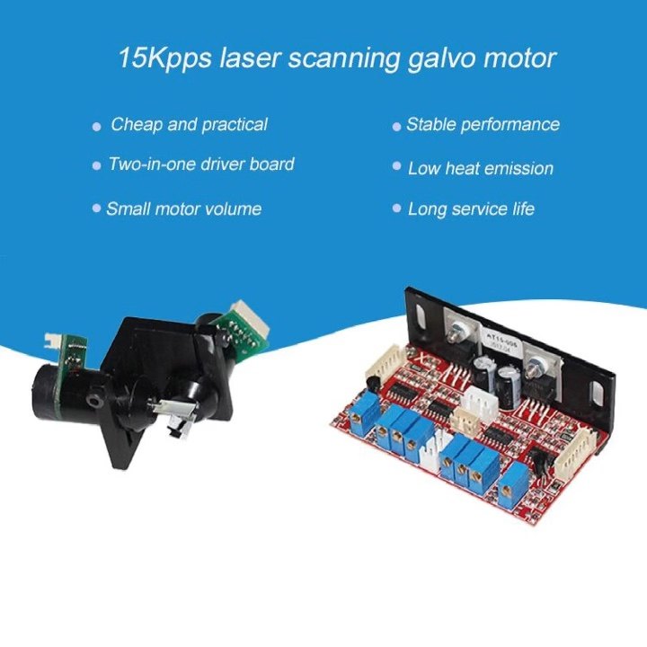 Factory Outlet 2d Galvo Laser Galvanometer Scanner Head Galvanometers ...