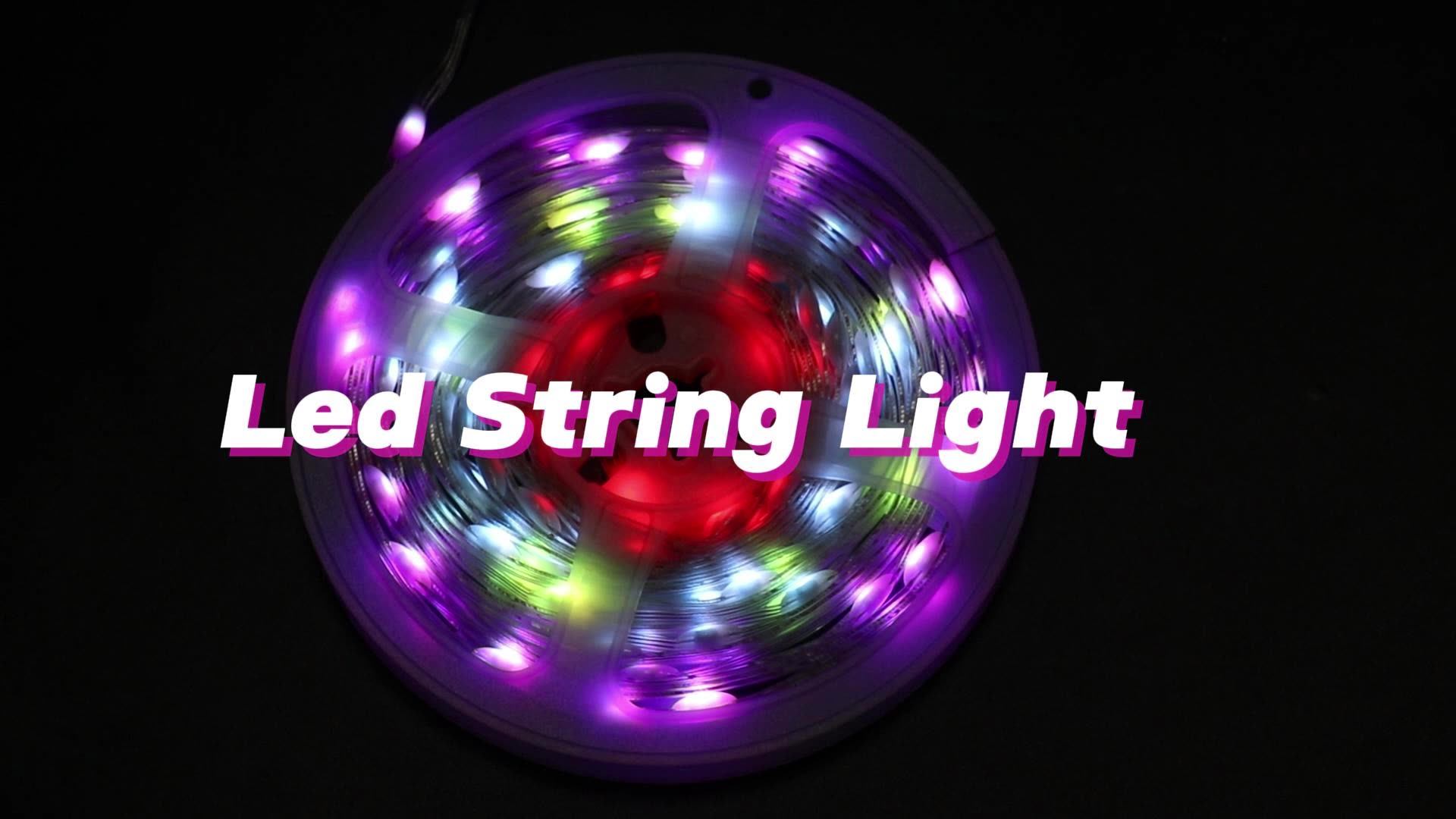 App Control 5v Flexible Smart Led Strip Rgb Color Changing Rope Led ...