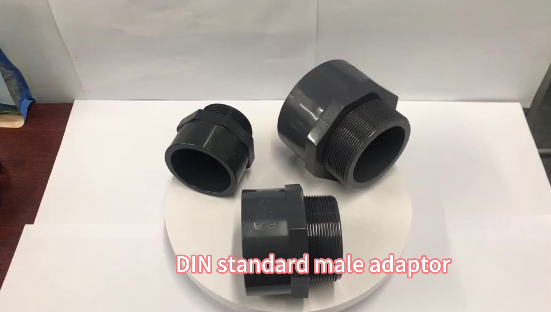 Din Dn100 4" External Threaded Upvc Pipe Adaptor Plastic Pipe Male Thread Connector - Buy ...