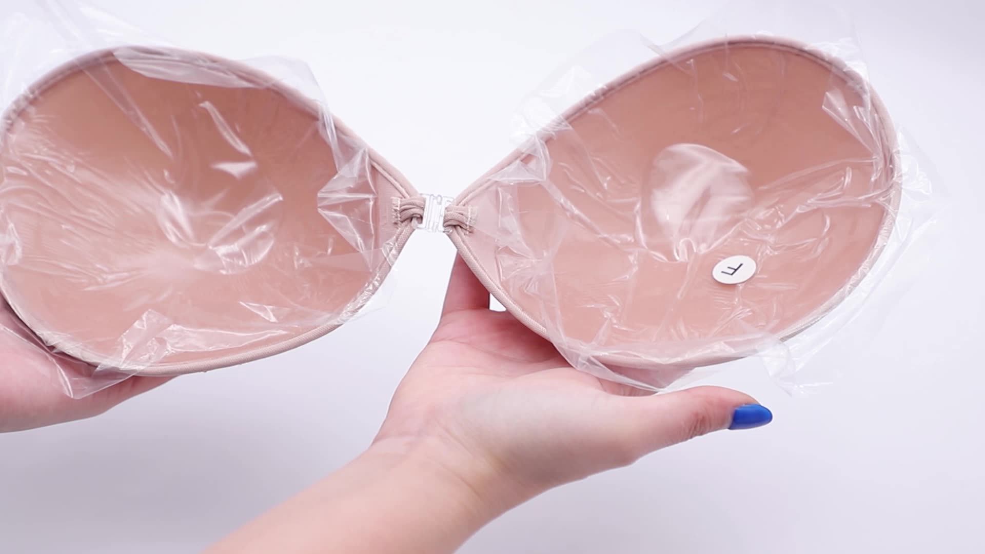 Sticky Boob Lift Bra Cloth Invisible Bra Strapless Backless Push Up Bra ...