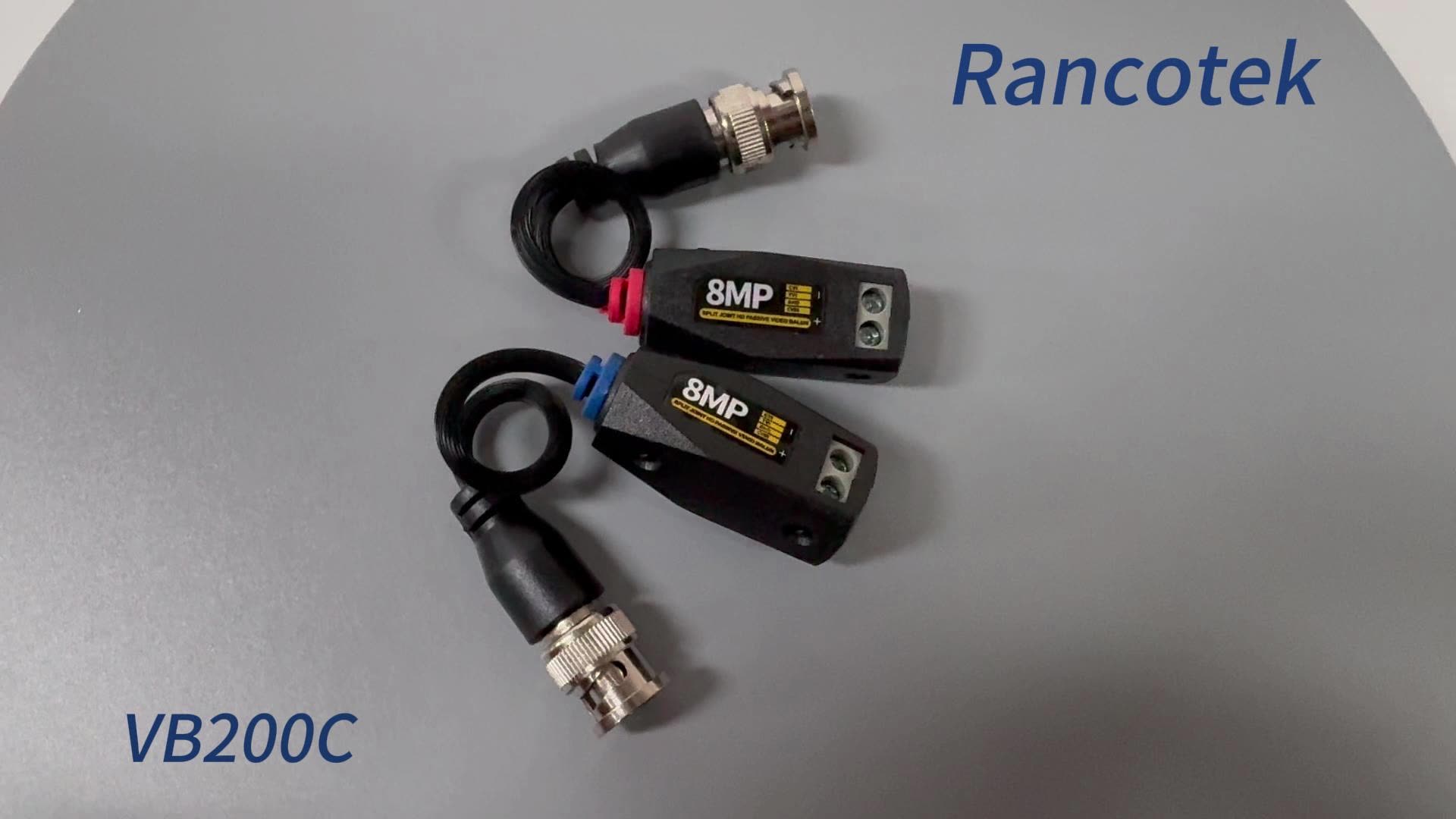 8mp Hd Cctv Video Balun Transceiver Video Transformer With Screw Terminals Rj45 Cctv System Dvr ...