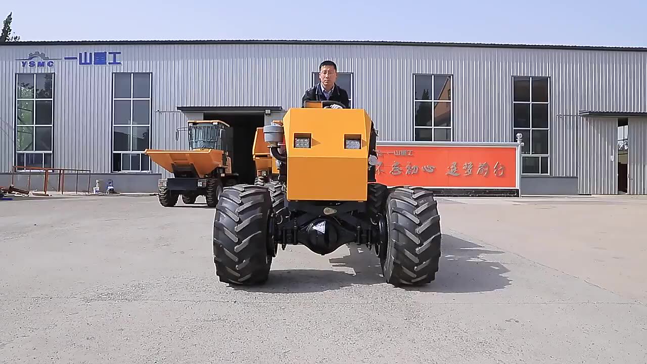 Oil Palm Dumper Fruit Transporter 1 Ton Hydraulic Tipping Trucks 4x4 ...