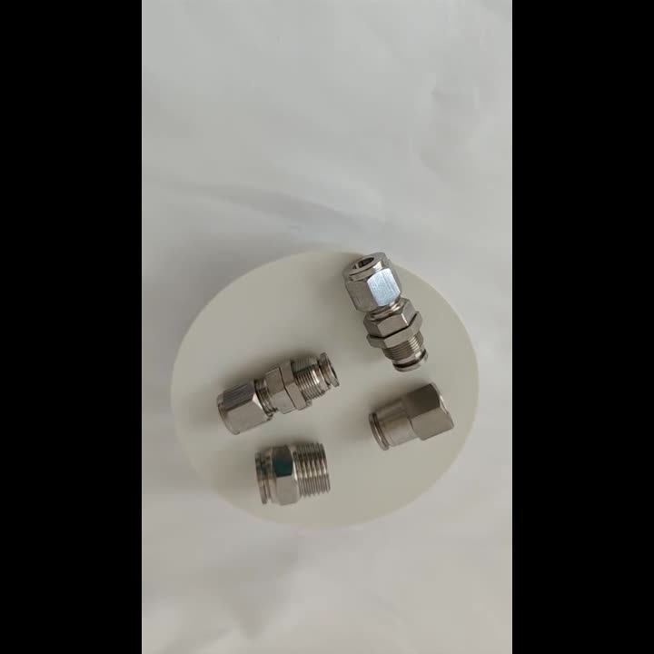 PZ8-8 304不锈钢卡套式转换快插式直通中间气管气源气动快插接头-阿里巴巴