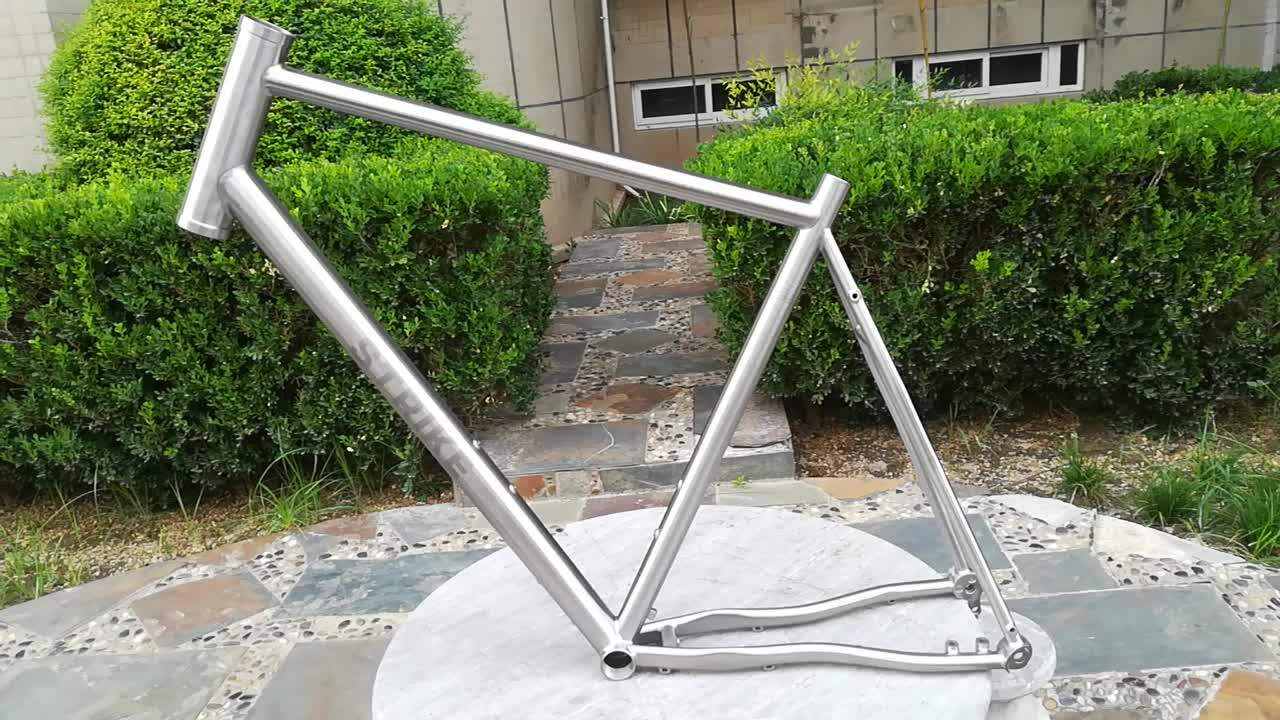 Titanium Gravel Frame With Thru Axle Dropout Titanium Cyclocross Bike ...