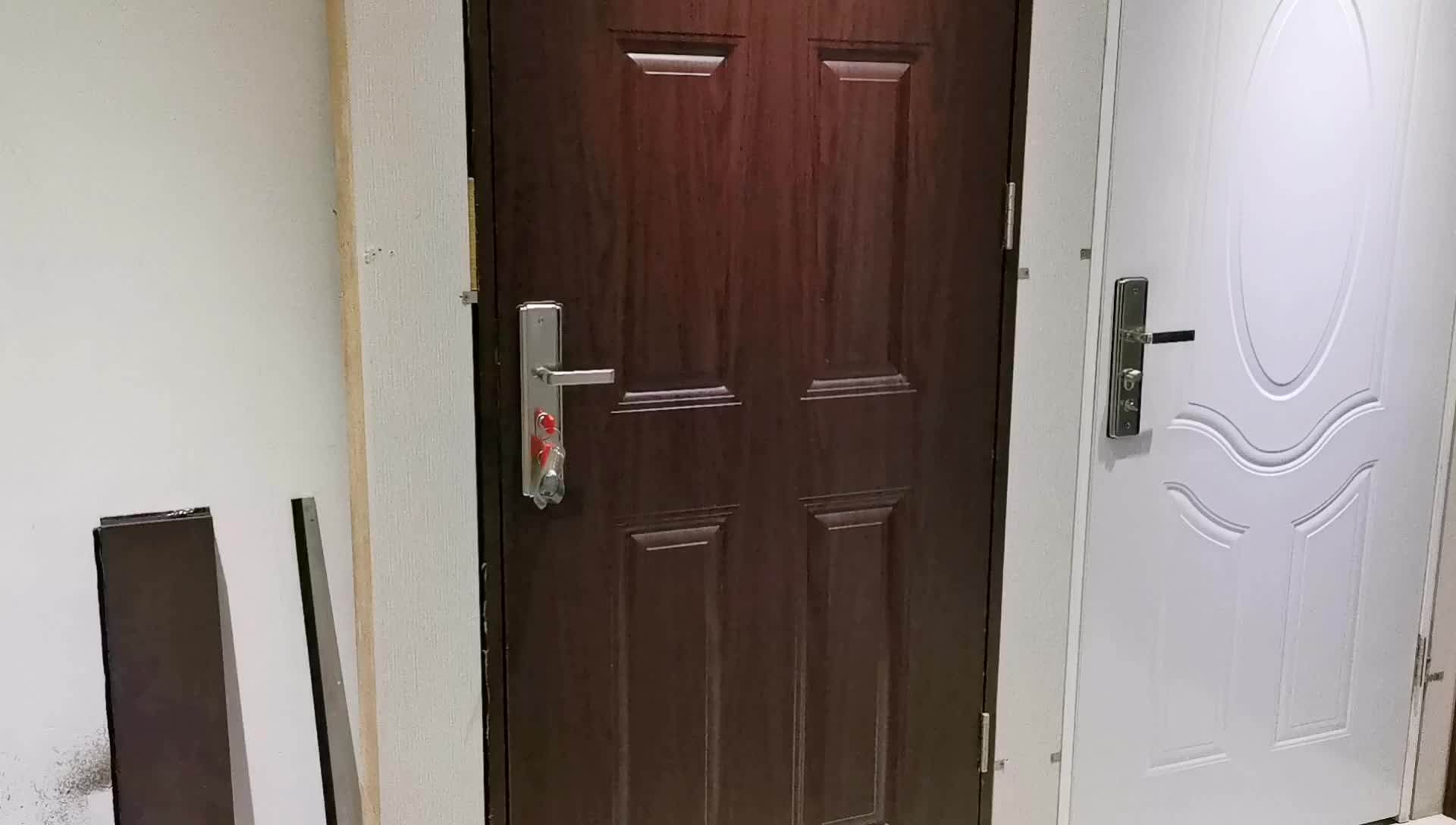 New Style 8 Panel American Steel Doors White Internal Door From China ...