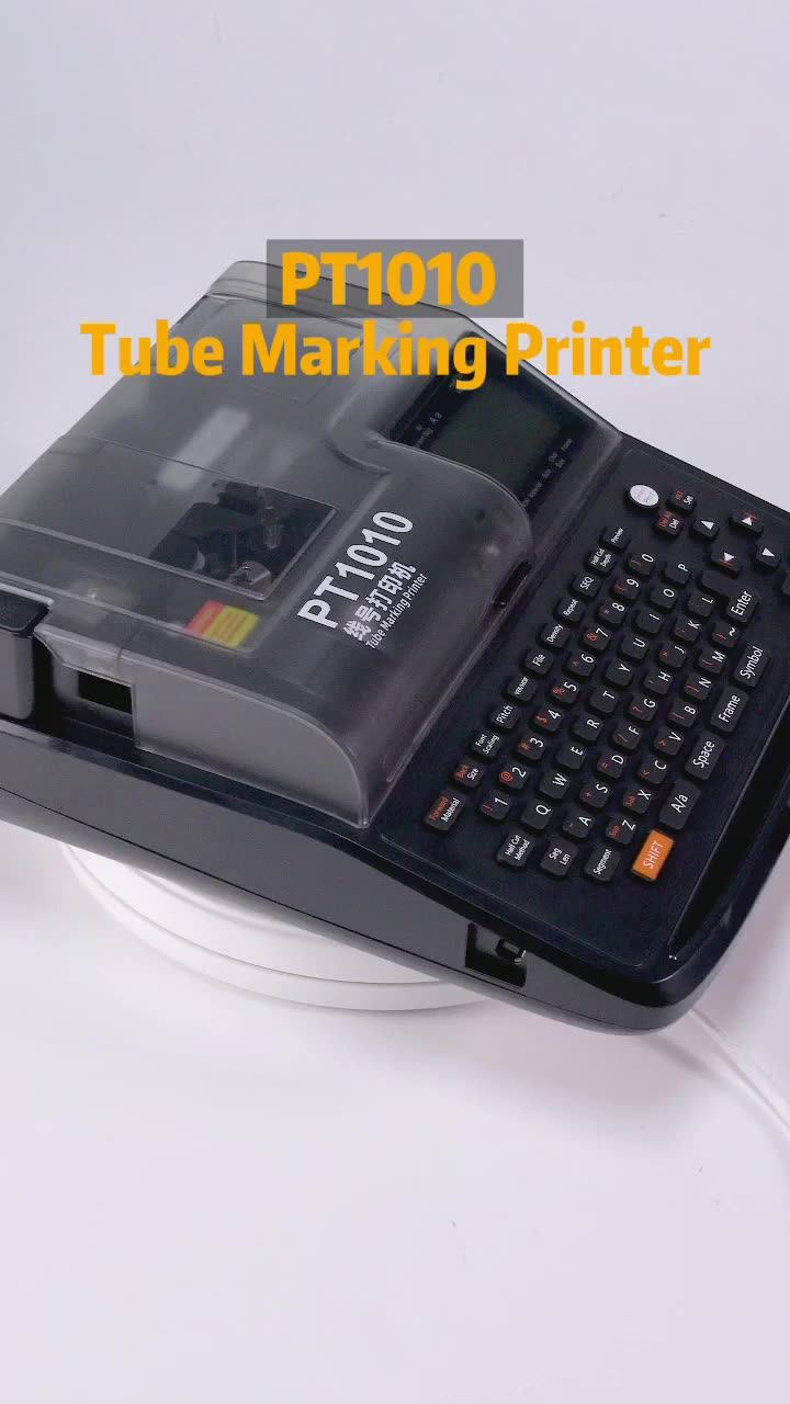 Pt1010 Waterproof Label Printer Pvc Tube Cable Printer With Tube ...