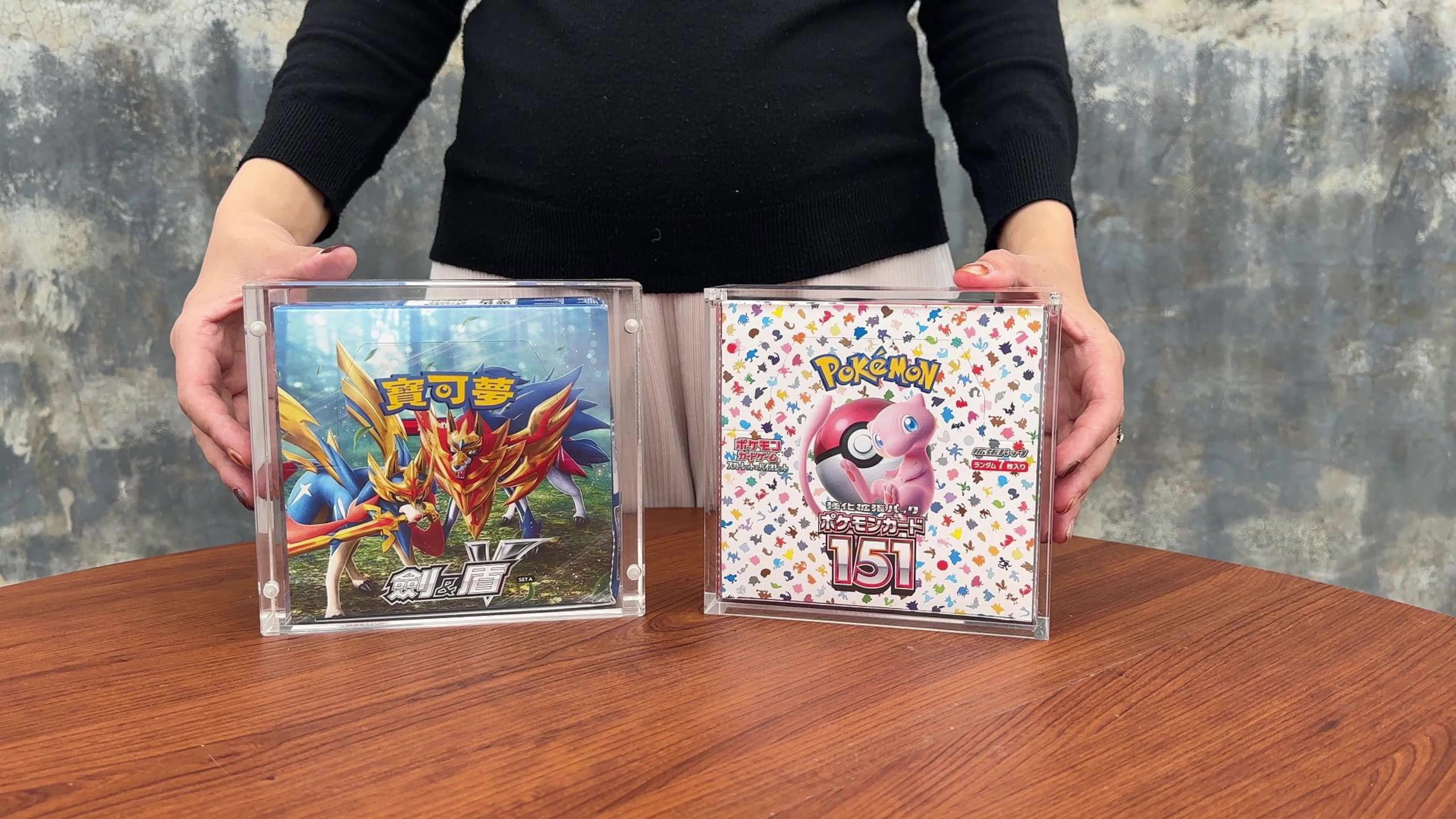 Tcg Factory Custom Pokemon Japanese Acrylic Booster Box Display Case ...