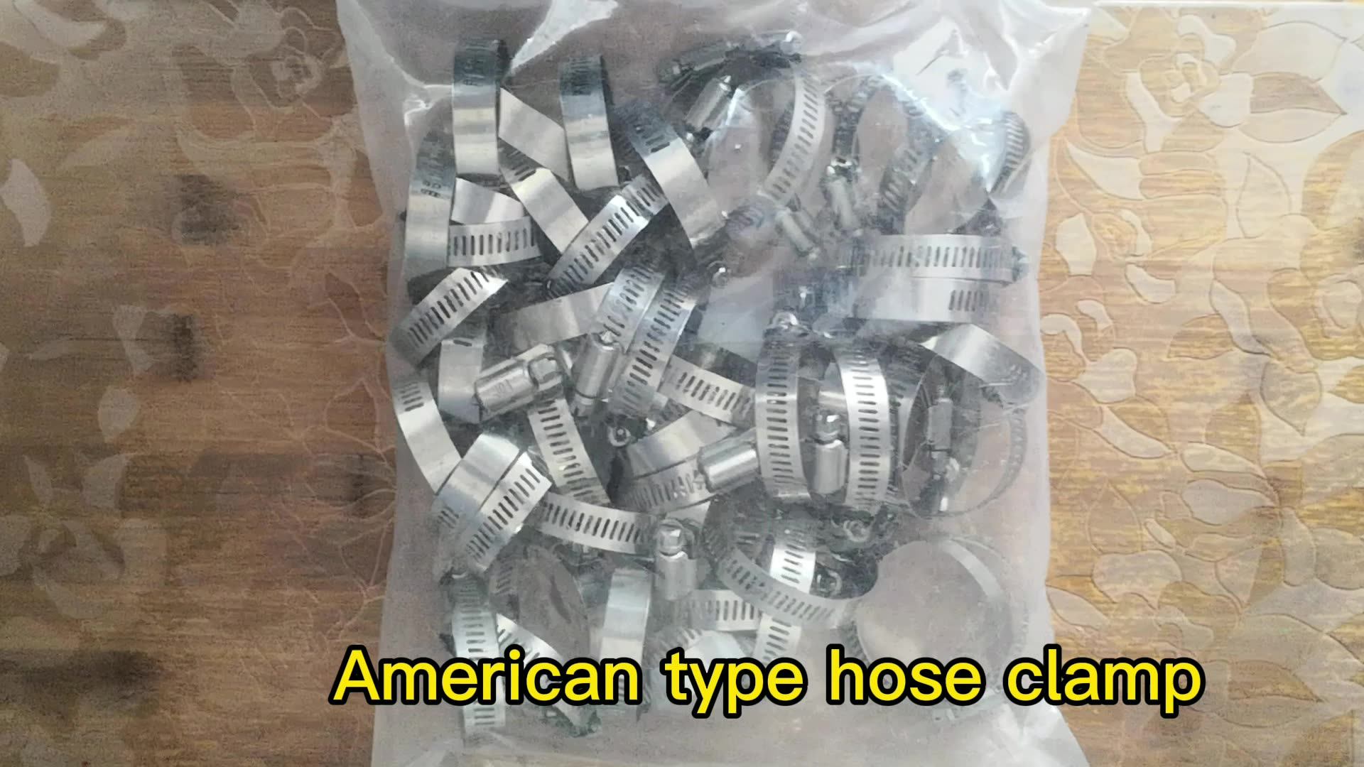 3/4 Ss Jubilee Clamp American Type Custom Adjustable Quick Release Hose ...